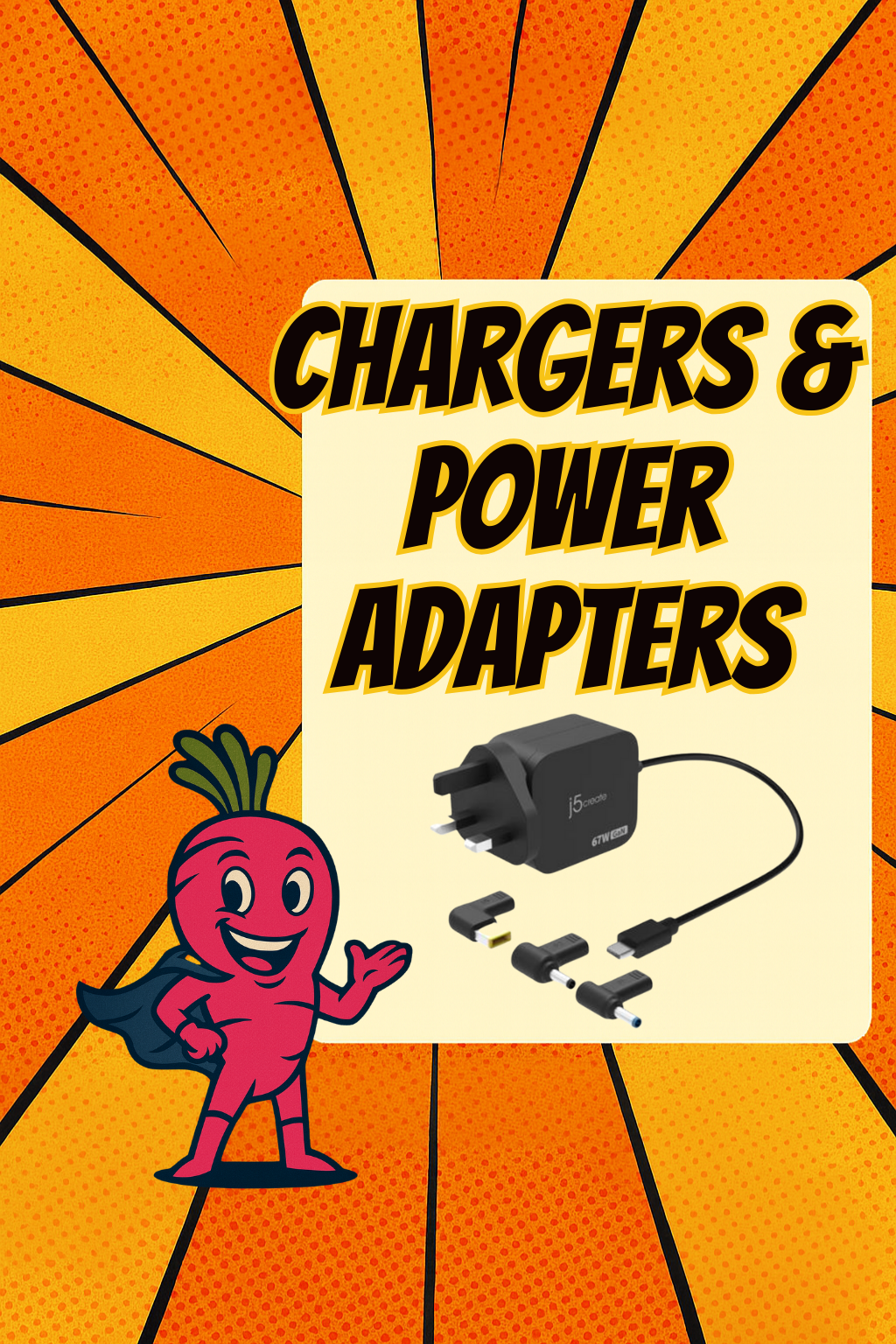 Chargers & Power Adapters – Pink Parsnip Computers
