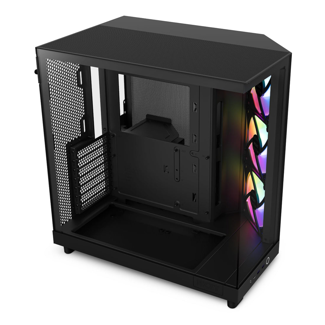 NZXT H6 FLOW MID TOWER CASE BLACK – Pink Parsnip Computers