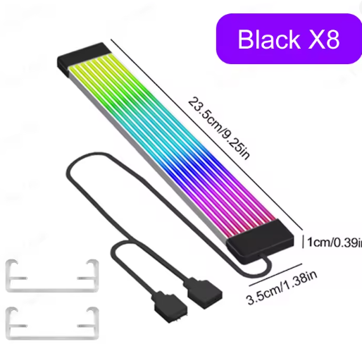 ARGB Strimmer Cable Kit — 24-Pin & GPU Extensions – Pink Parsnip Computers