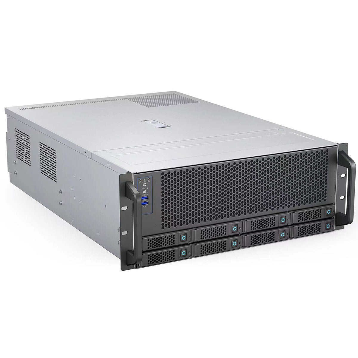 Codegen 4U 4 x GPU Rackmount 650mm Deep 3 x 120mm PWM and 2 x 80mm Fan ...